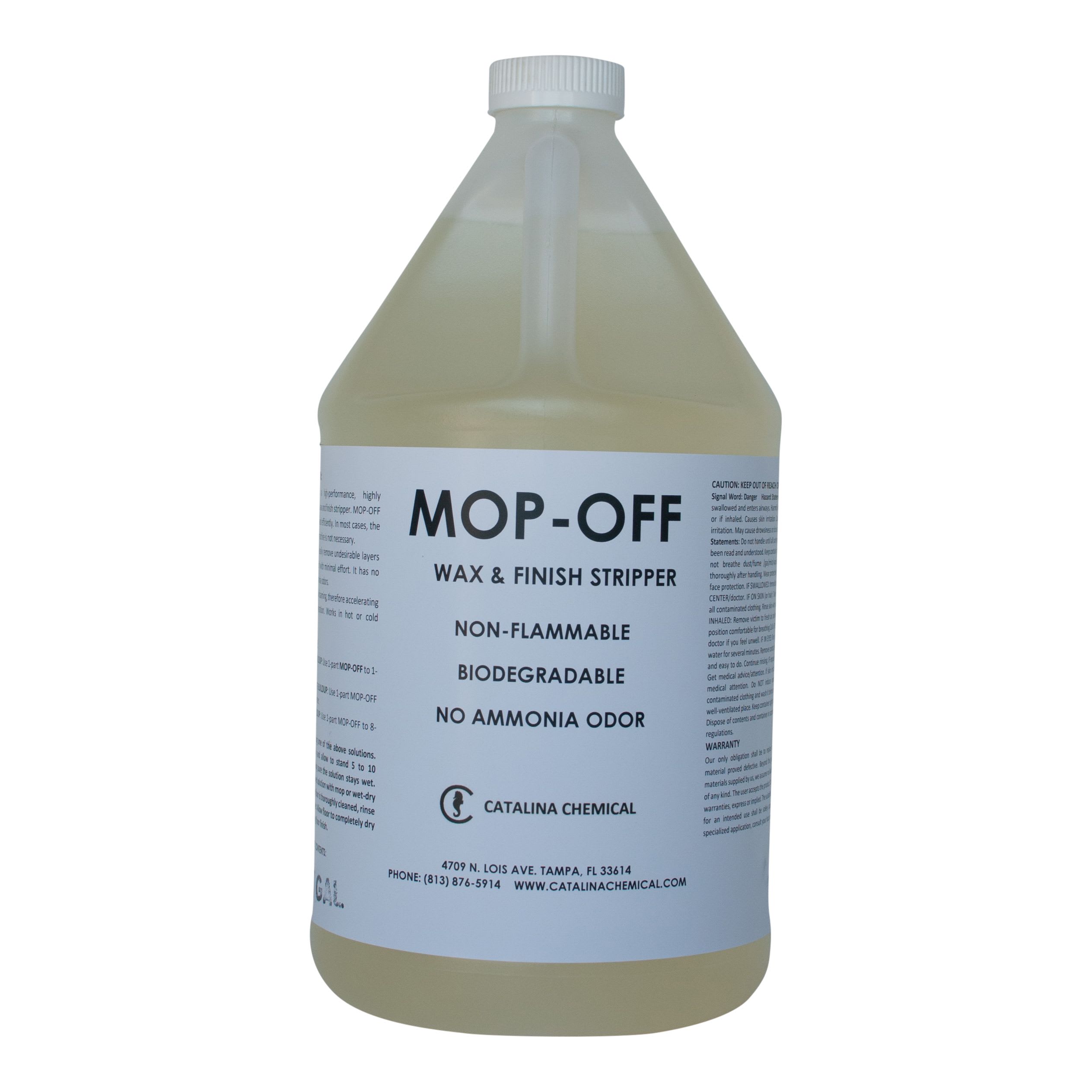 Catalina Chemical Mop-Off Wax and Finish Stripper - Catalina Chemical ...