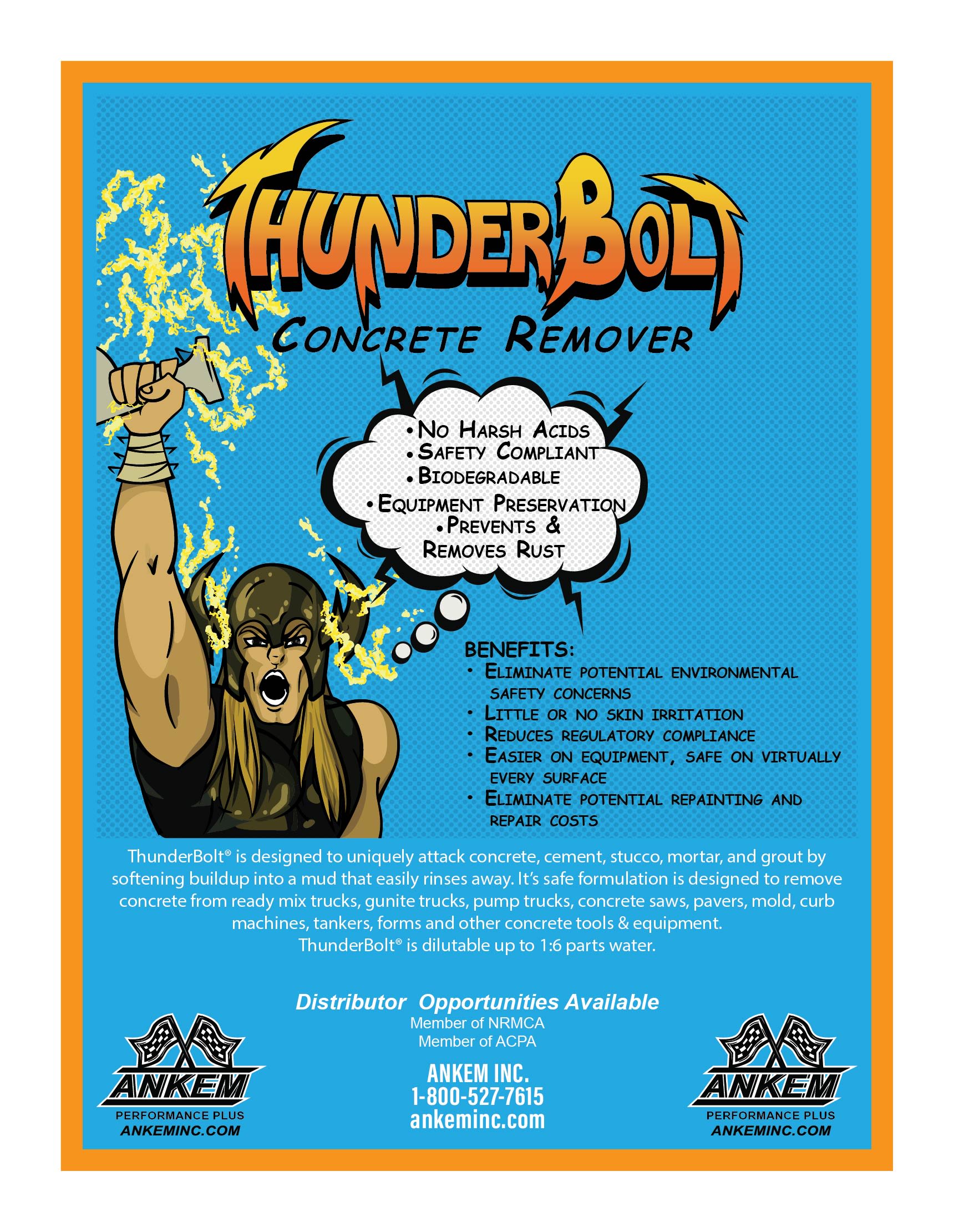 THUNDERBOLT - Ankem Inc - Cleaner - Concrete - Knowde