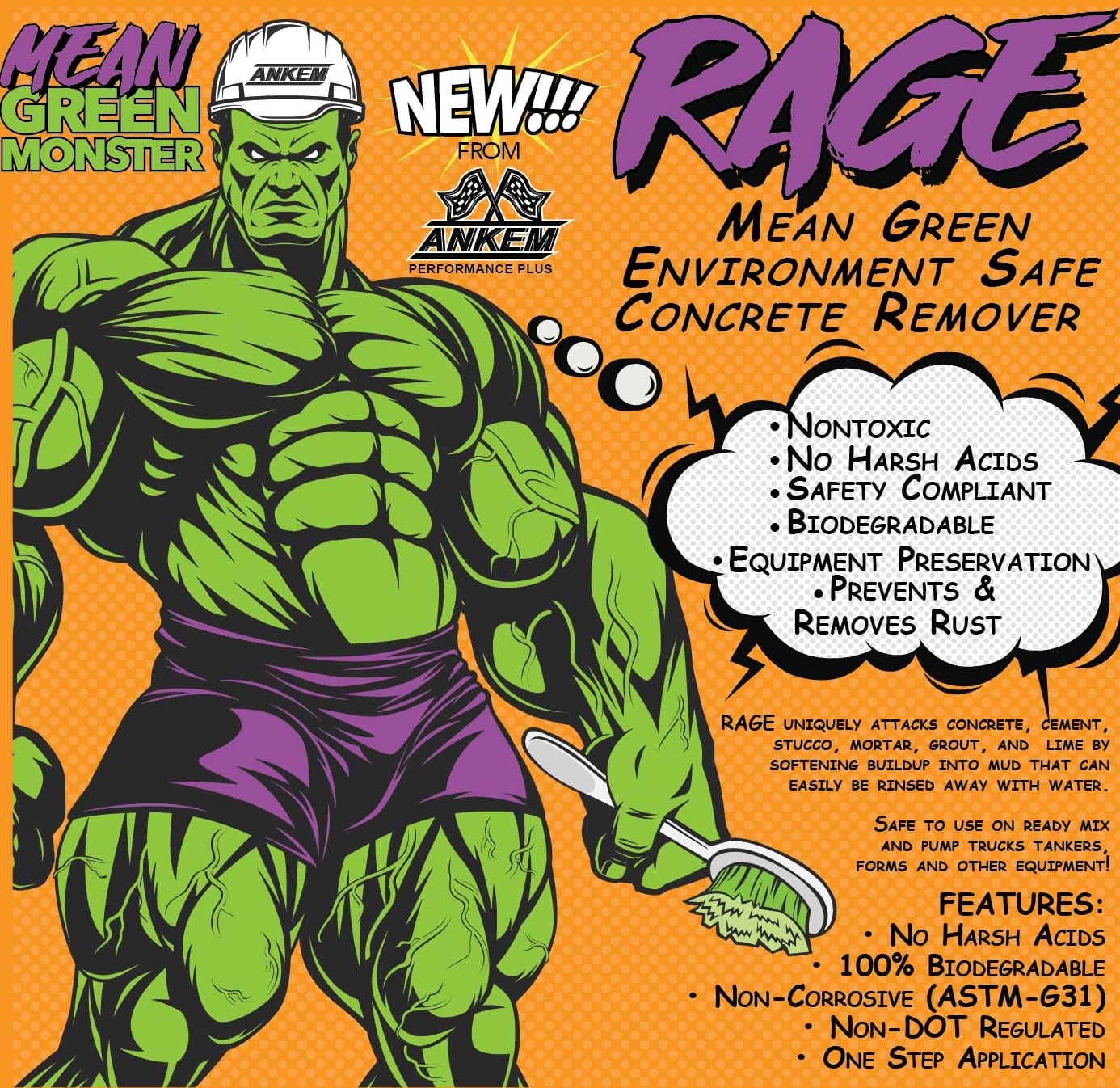 RAGE - Ankem Inc - Cleaner - Concrete - Knowde